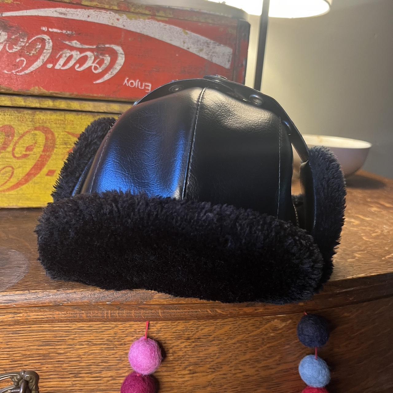 Vintage Furry Trapper Fits like a 7 3/8 - Depop