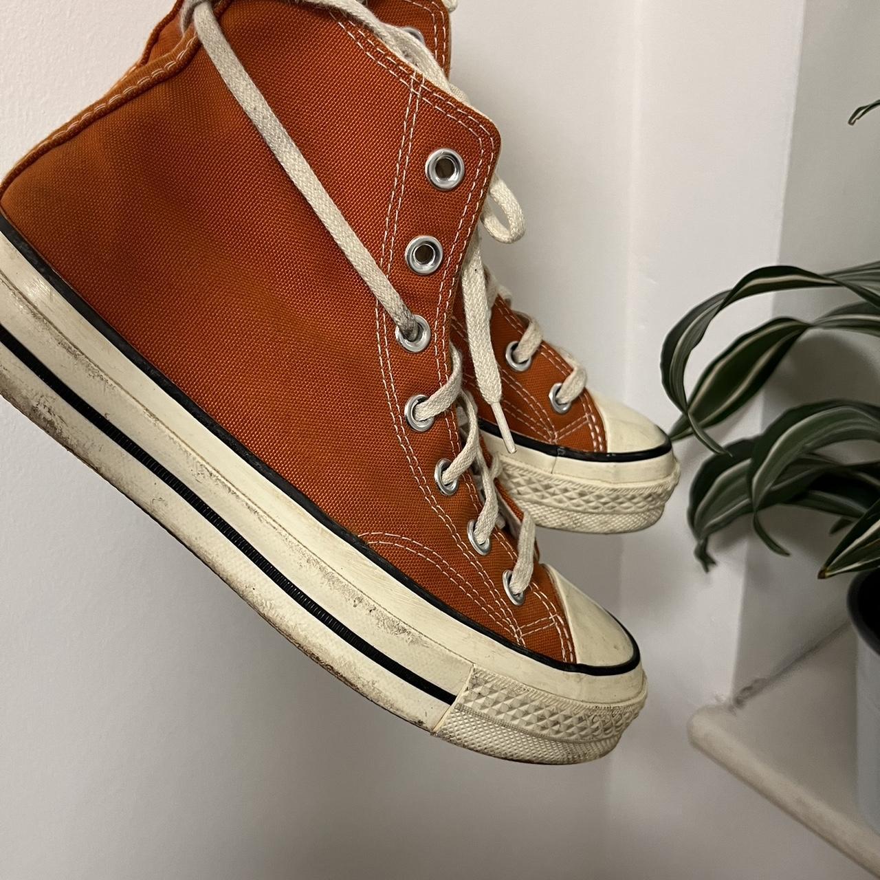 Converse Chuck 70 Hi Rust Orange. pretty good... - Depop