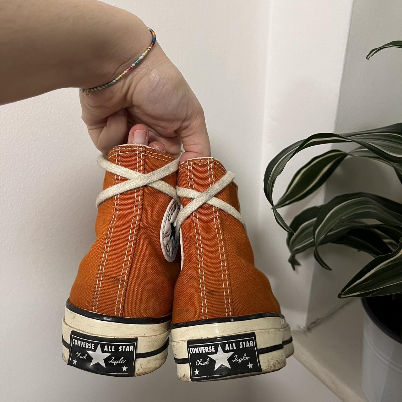 Converse Chuck 70 Hi Rust Orange. pretty good... - Depop