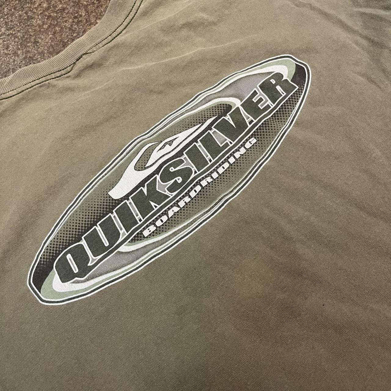 Sick 2000s quicksilver shirt cut tag but fits like a... | Depop