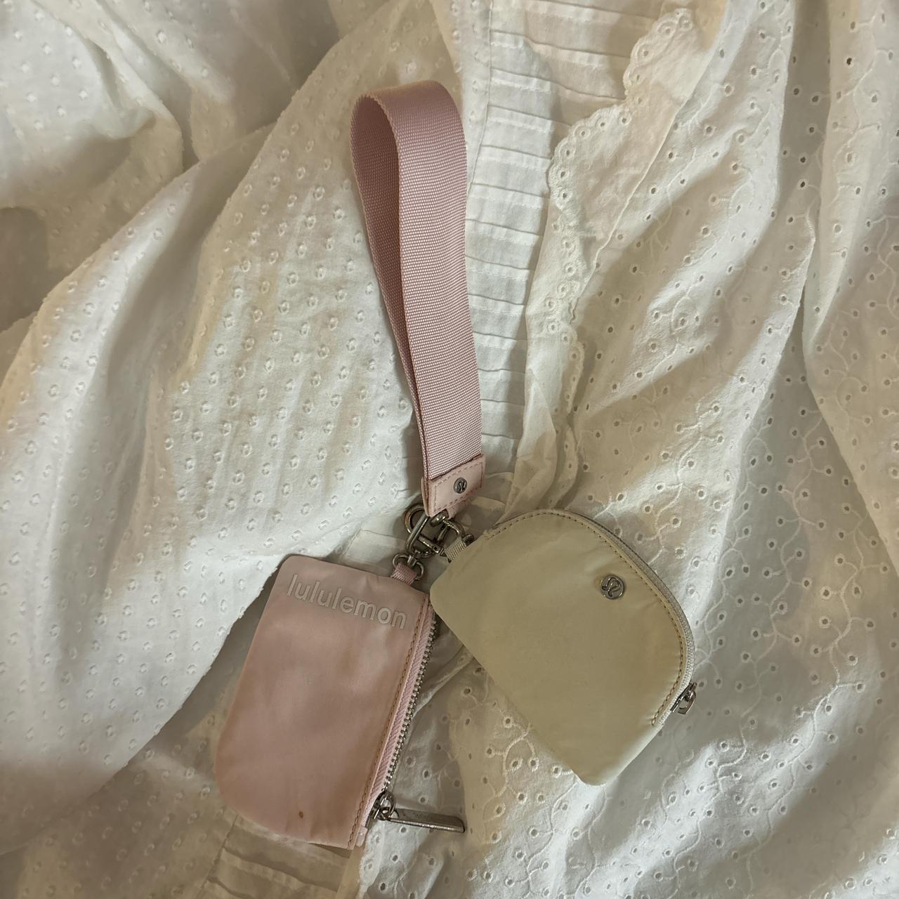 Pink lulu key chain w pouches - Depop