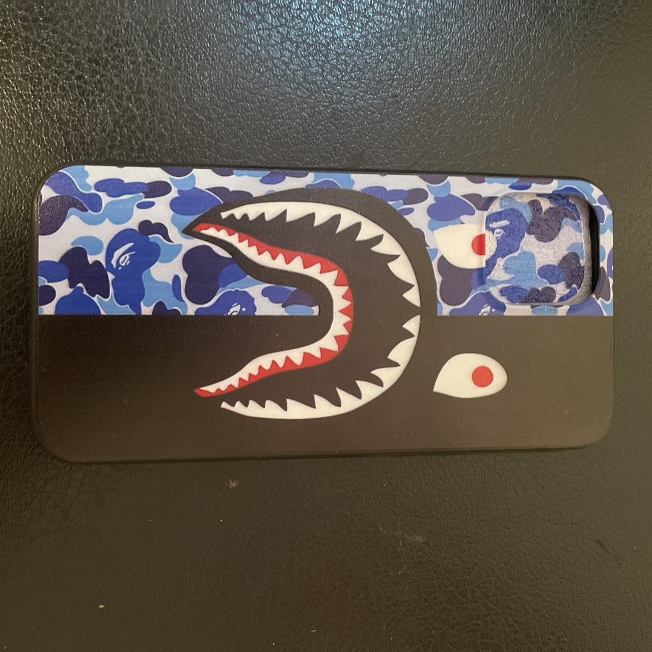 Blue n Black Bathing ape, Iphone 12 pro brand new - Depop