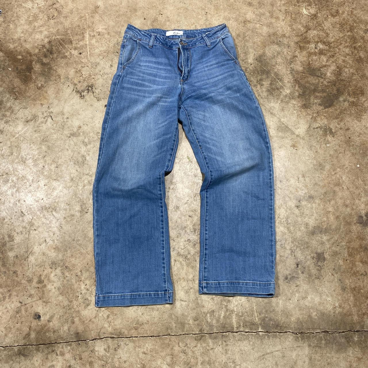 jnco type jeans baggy wide leg blue color way 10... | Depop
