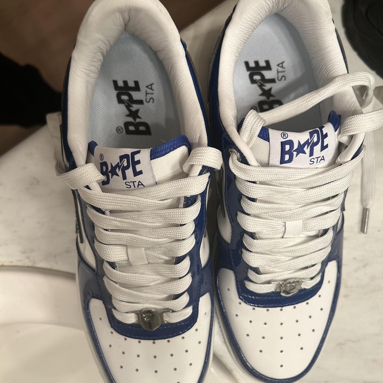 Bape Blue and white - Depop