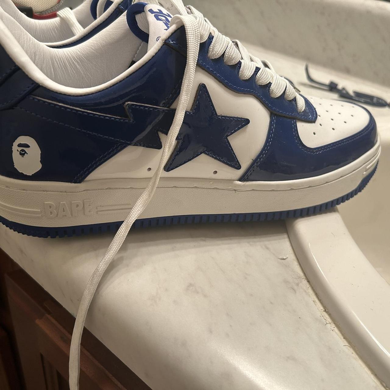 Bape Blue and white - Depop