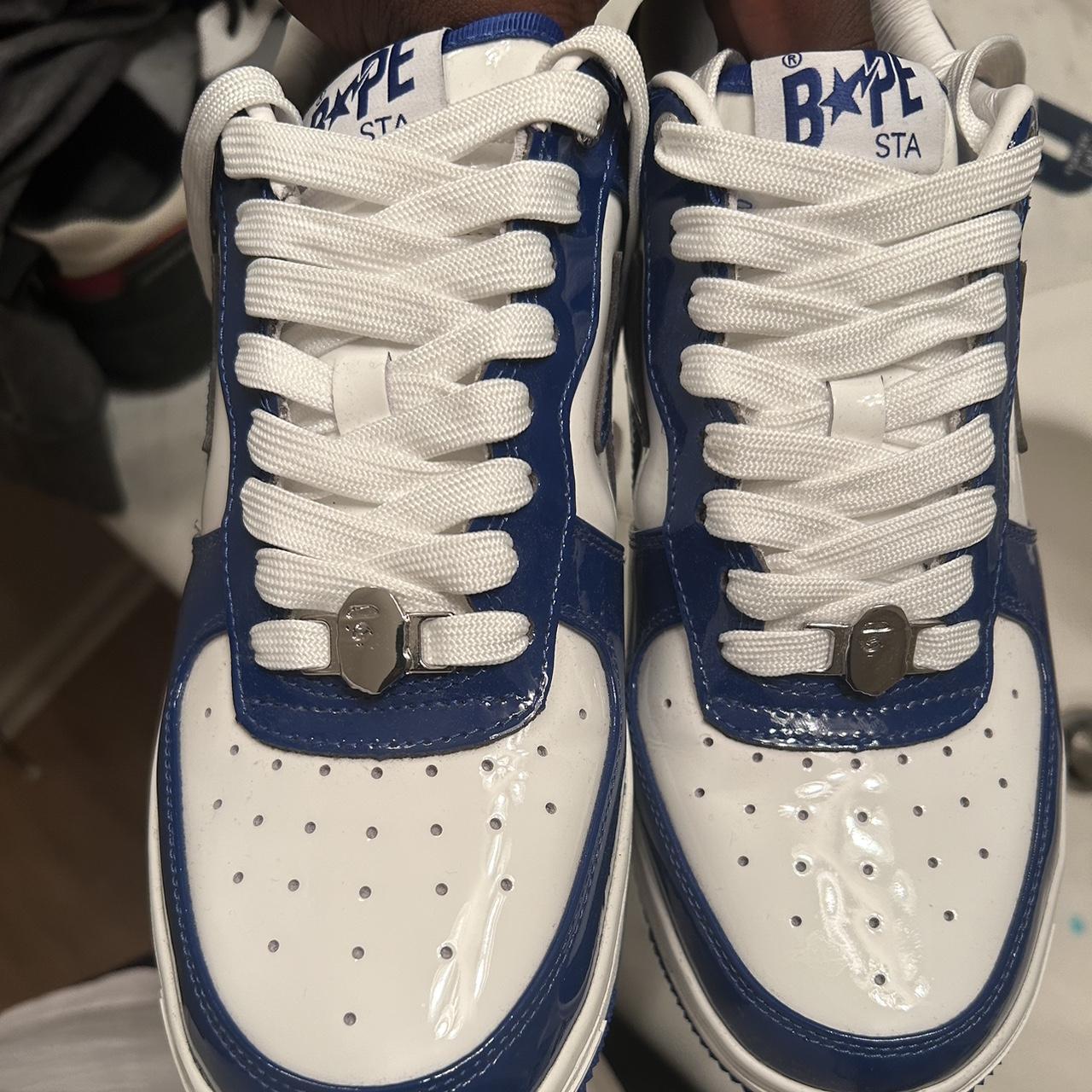 Bape Blue and white - Depop