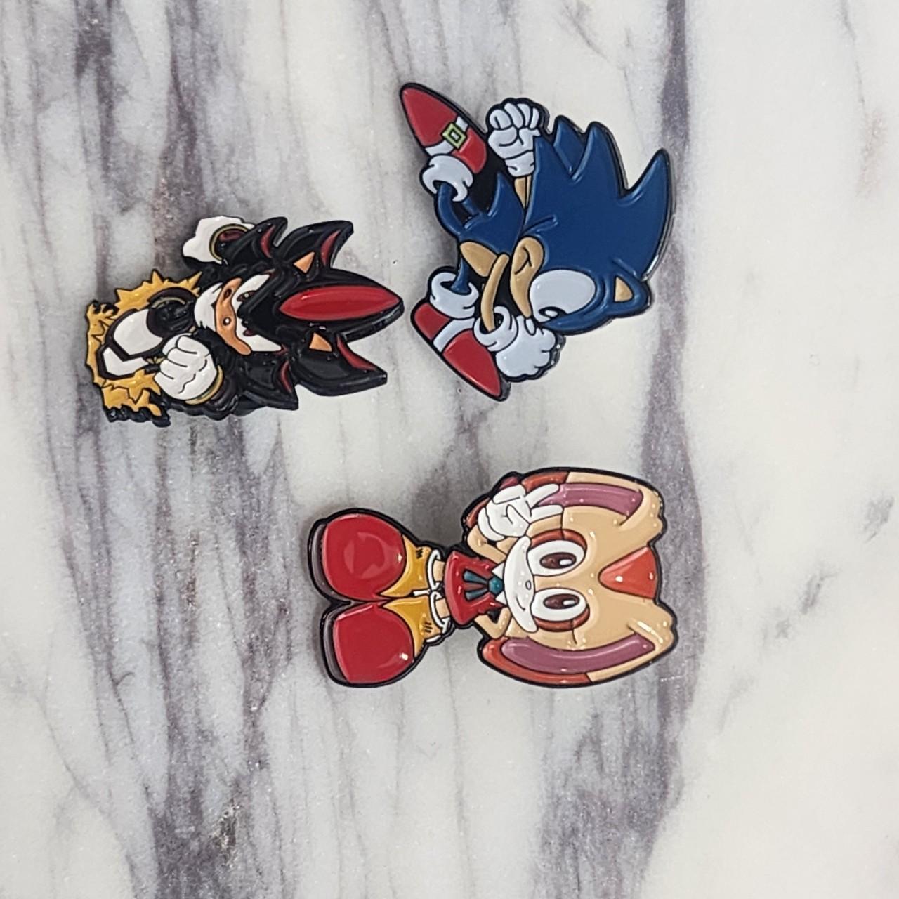 Sonic the Hedgehog Enamel Pins - Depop