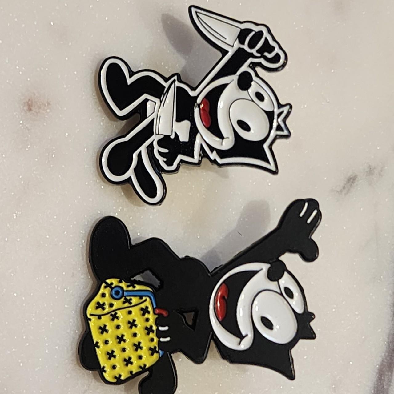 Felix the cat enamel pins - Depop