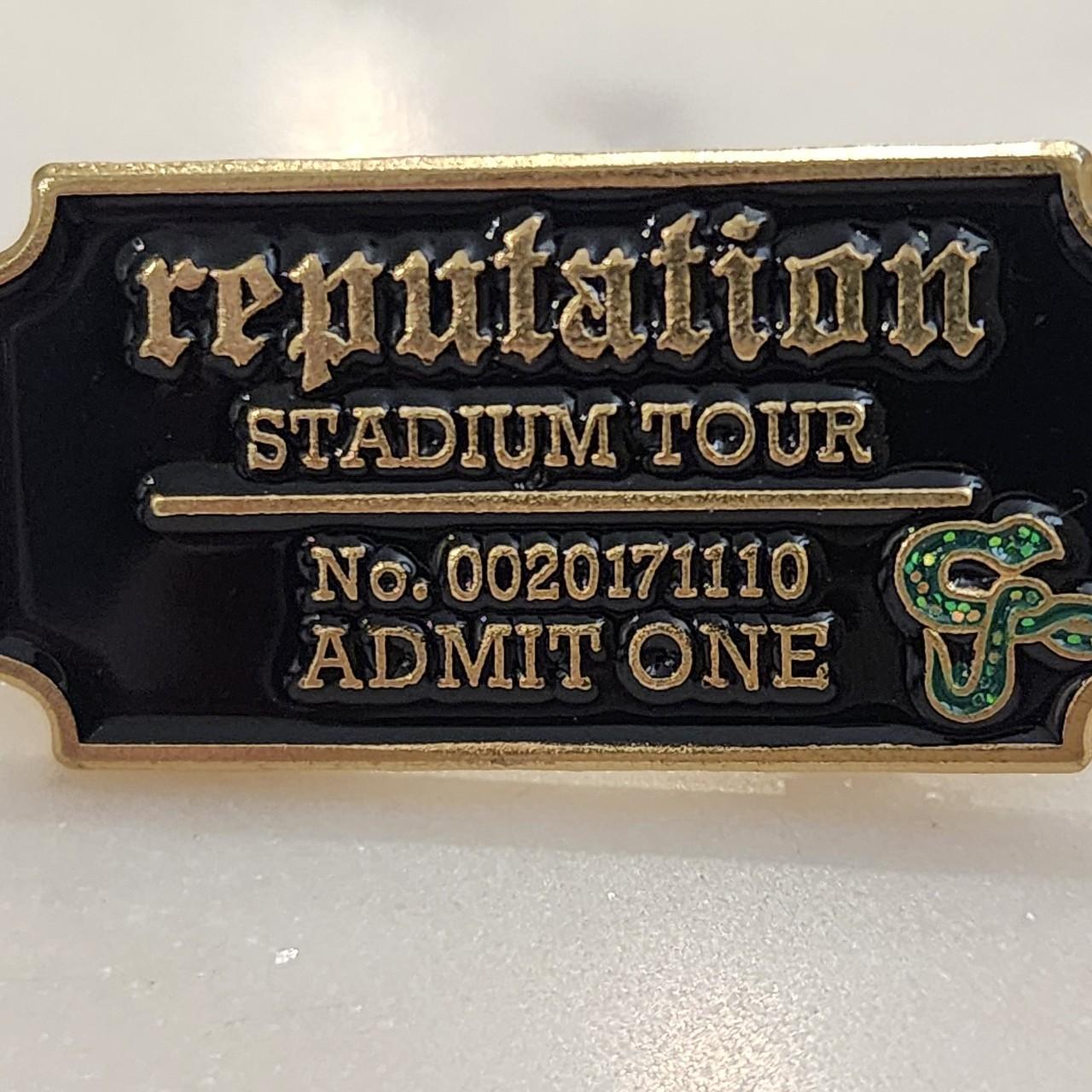 Taylor Swift Reputation Tour Ticket Enamel Pin - Depop