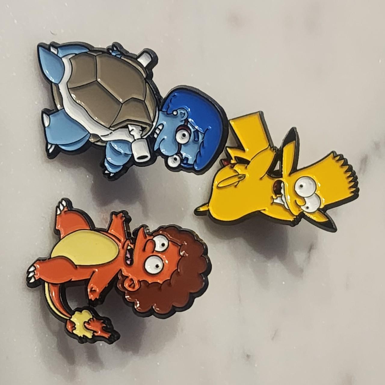 Pokemon x Simpsons Enamel pin | Depop