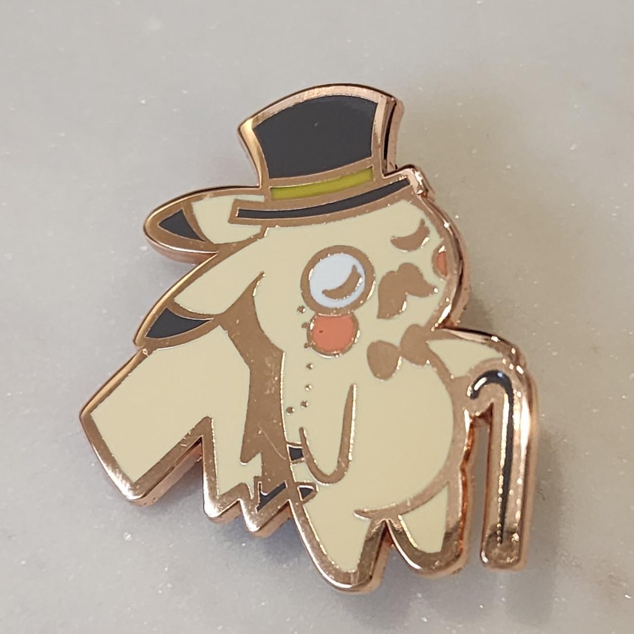 Pokemon fancy Pikachu Enamel Pin - Depop