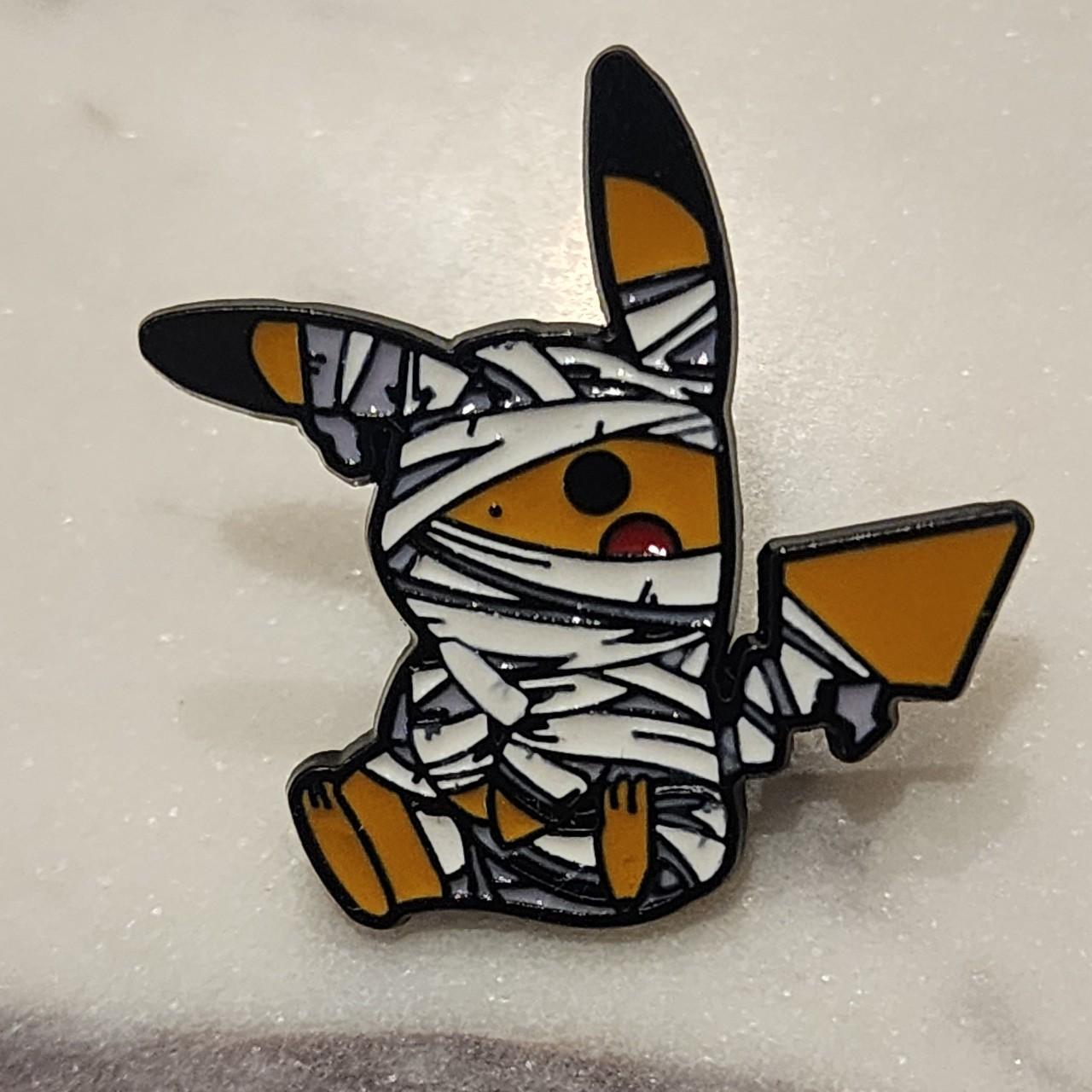 Mummy wrapped up Pikachu Pokemon enamel Pin | Depop