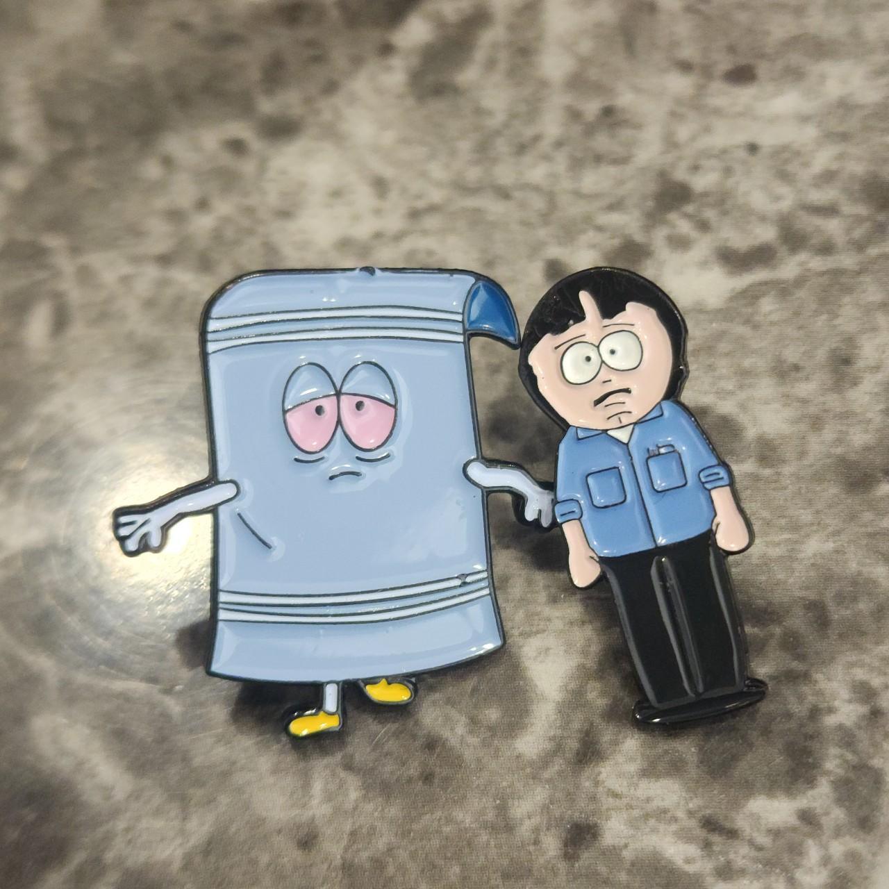 South Park towely and randy marsh enamel pins | Depop