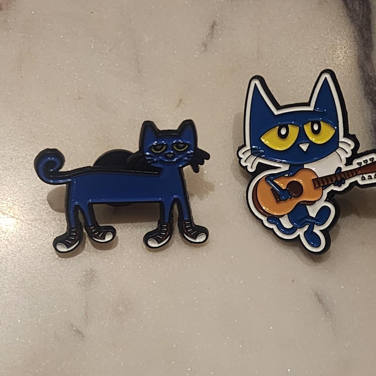 Pete the cat enamel pins | Depop