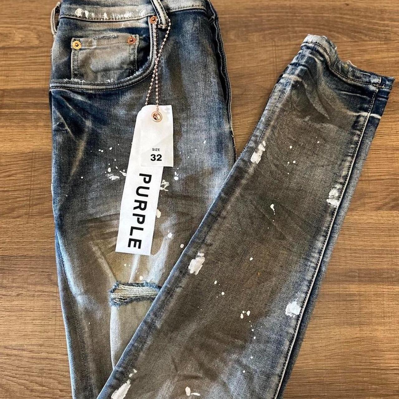 Purple jeans Coker grey - Depop
