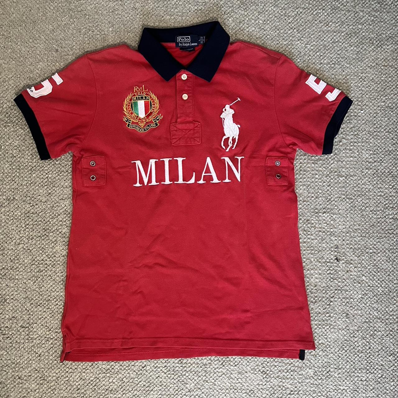 Ralph Lauren Milan Polo Big Pony Polo Rare... - Depop