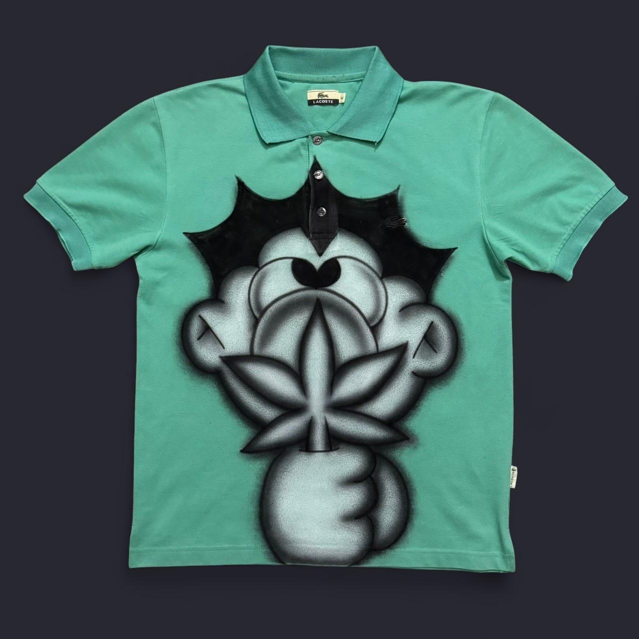 OPEN TO TRADES Airbrushed Atticus Torre Weed Lacoste... - Depop