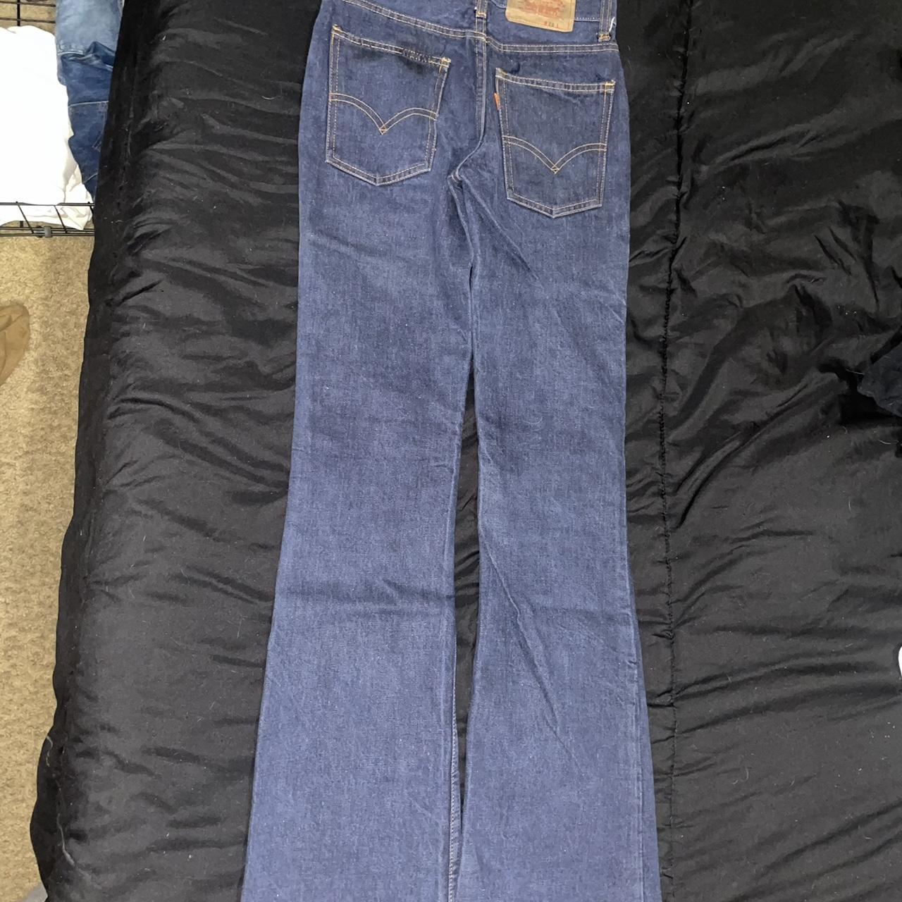 Levi 646 size 27x31 Deep indigo color slight... - Depop