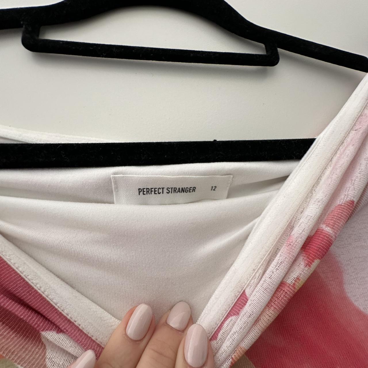 Perfect stranger strapless dress with side split. - Depop