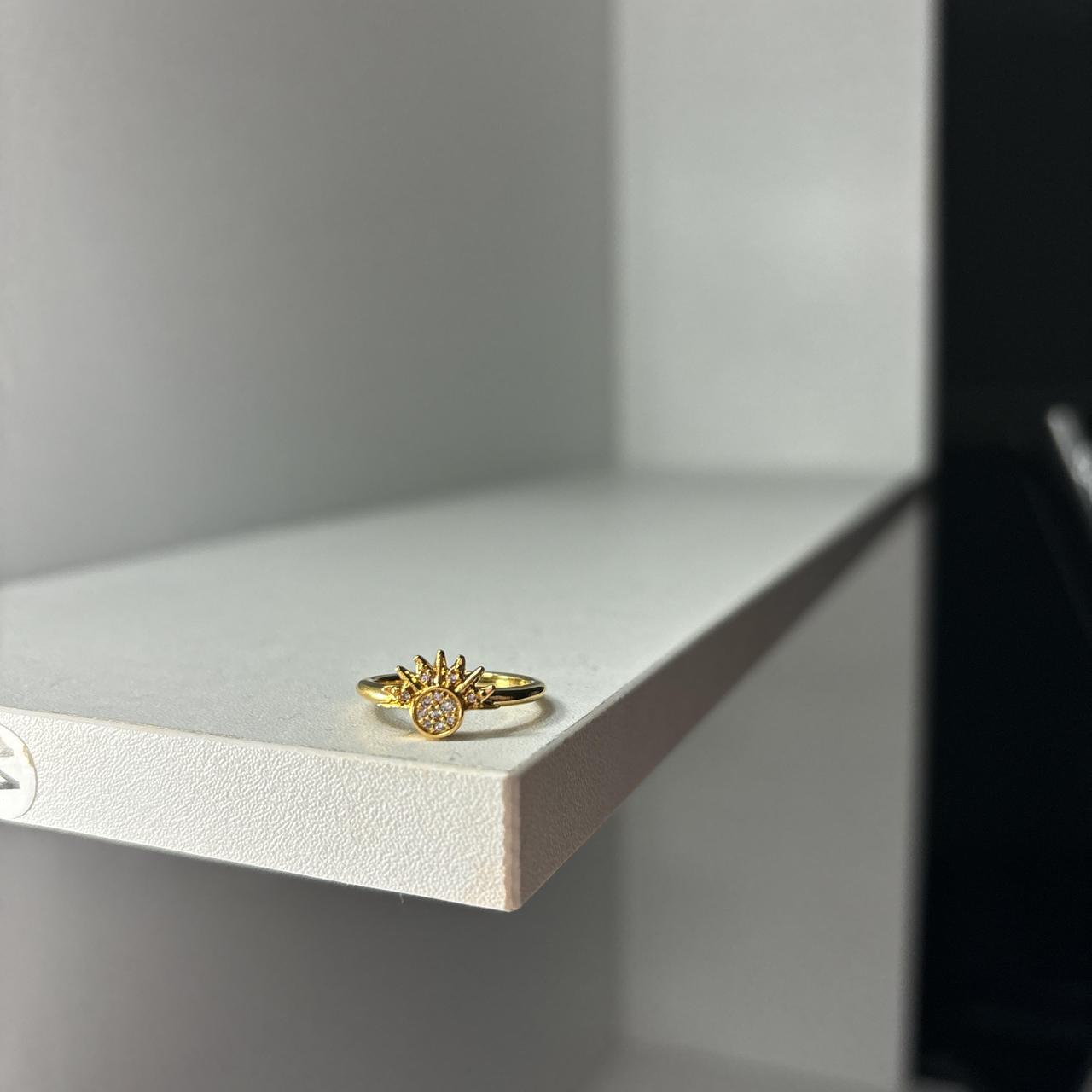 pandora sun ring size 5 matching set moon ring - Depop