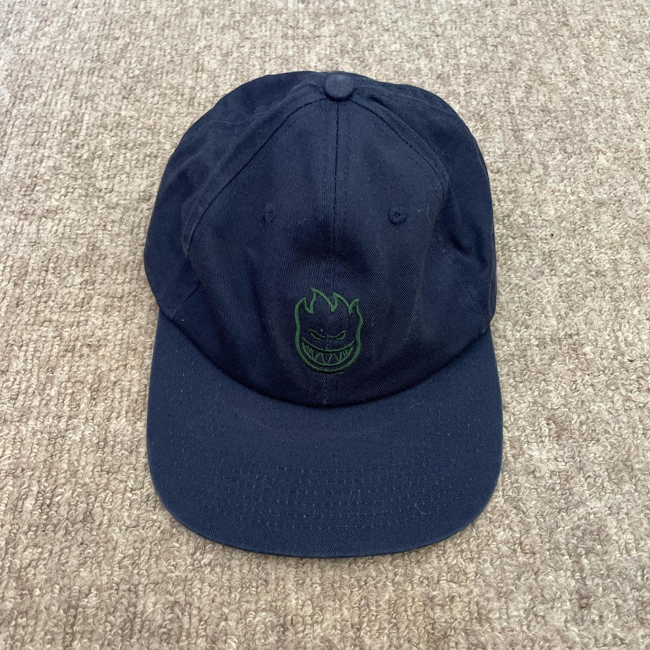 Navy, Spitfire Hat/Cap, Green Embroidered... | Depop