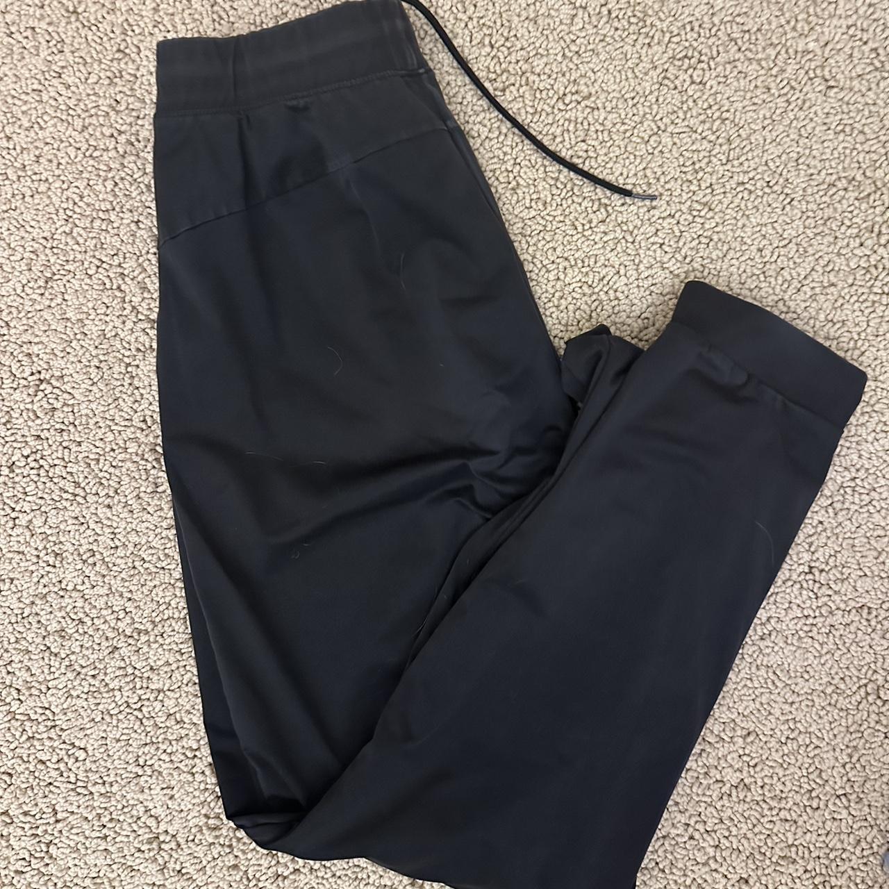 uniqlo black unisex jogger sweatpants w pockets size... - Depop