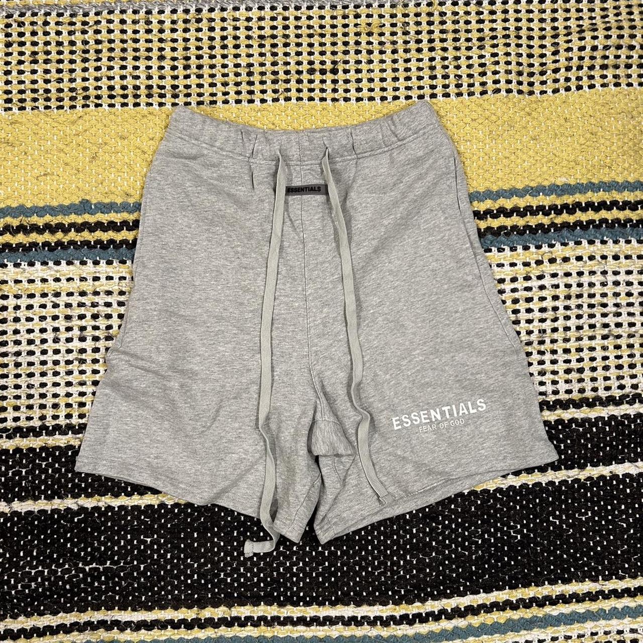 Grey Essentials Shorts Brand new | Never worn Fit... - Depop
