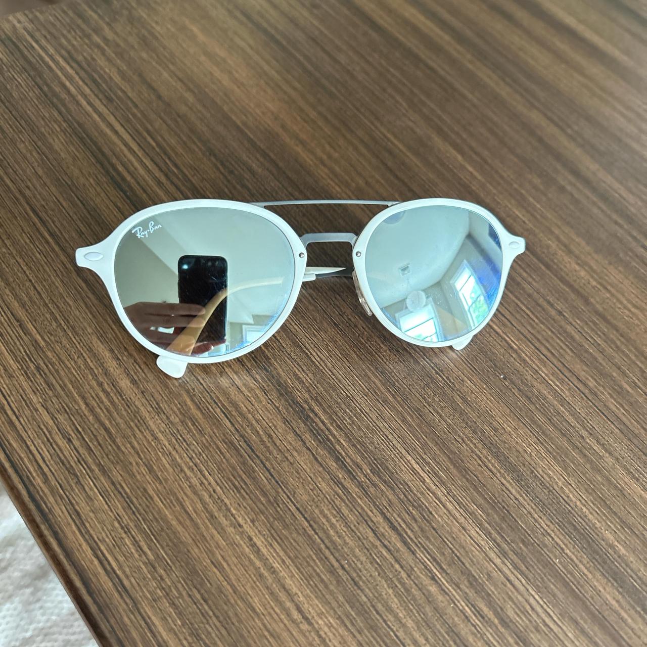 Like new ray bans - super lightweight and comfy - Depop