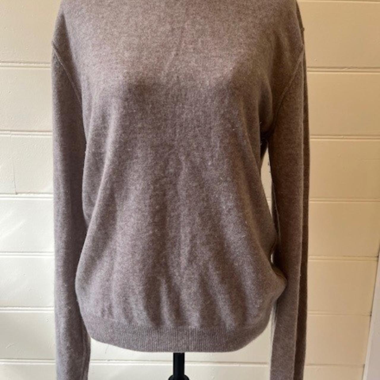 Alex Mill 100% cashmere beige jumper. Slight pilling. - Depop