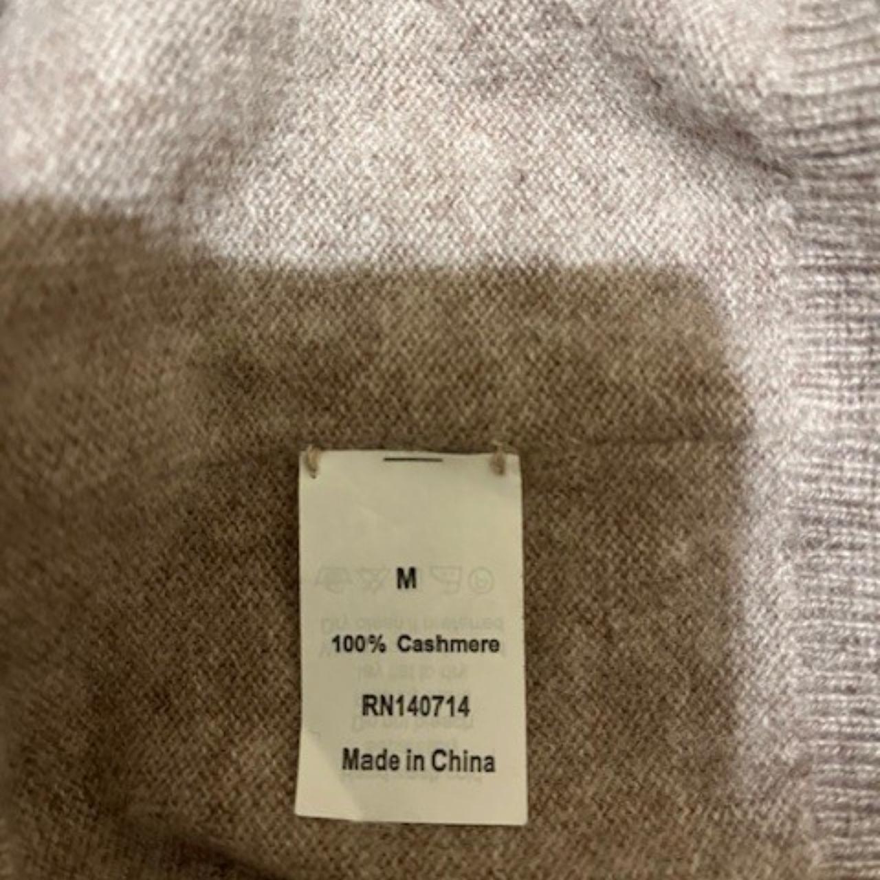 Alex Mill 100% cashmere beige jumper. Slight pilling. - Depop