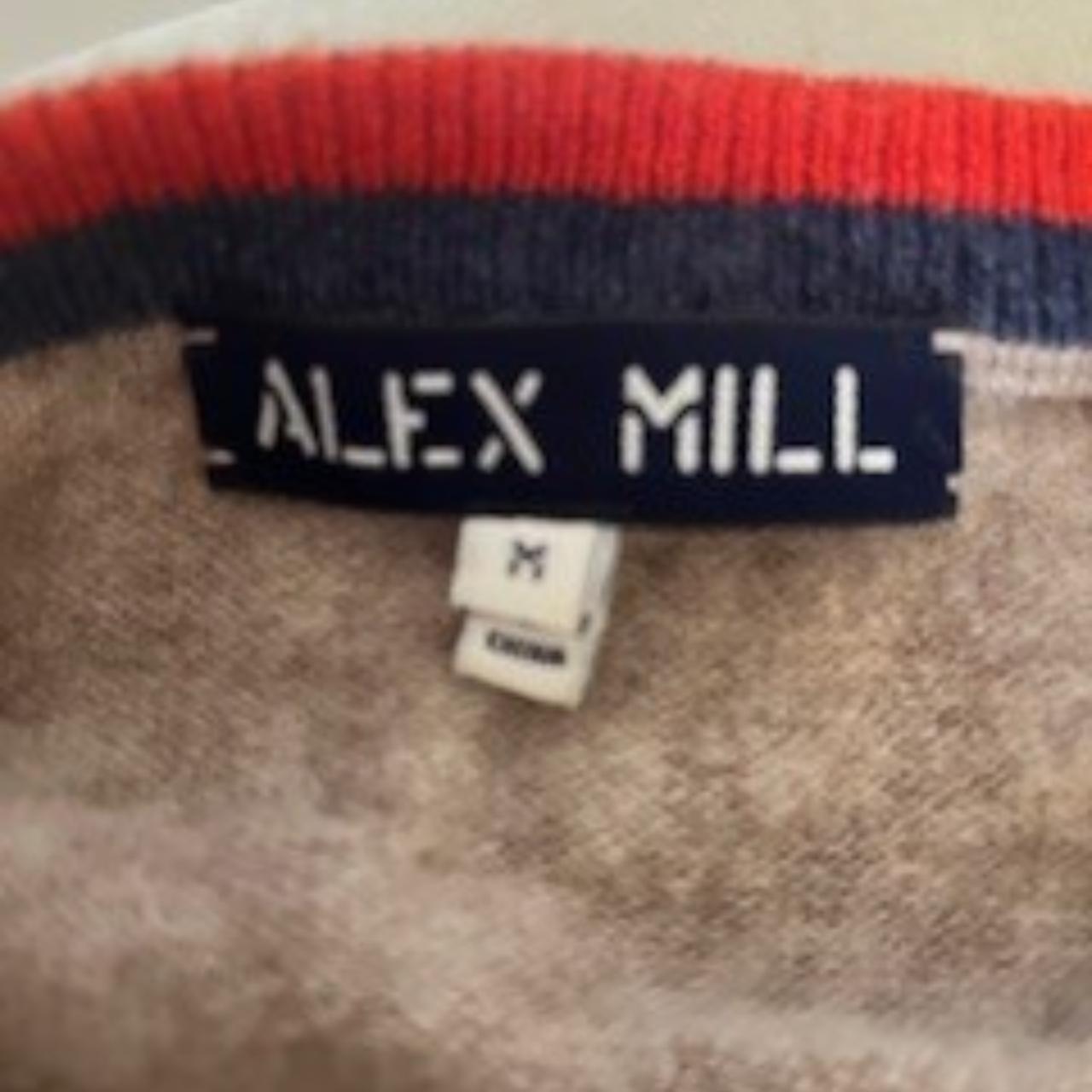 Alex Mill 100% cashmere beige jumper. Slight pilling. - Depop