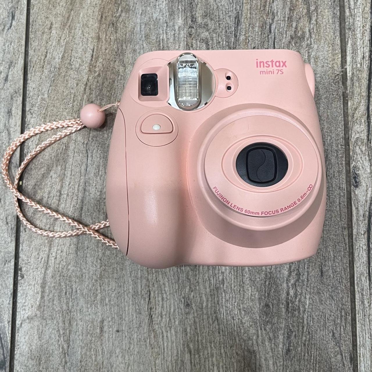 light pink insta Polaroid camera - Depop