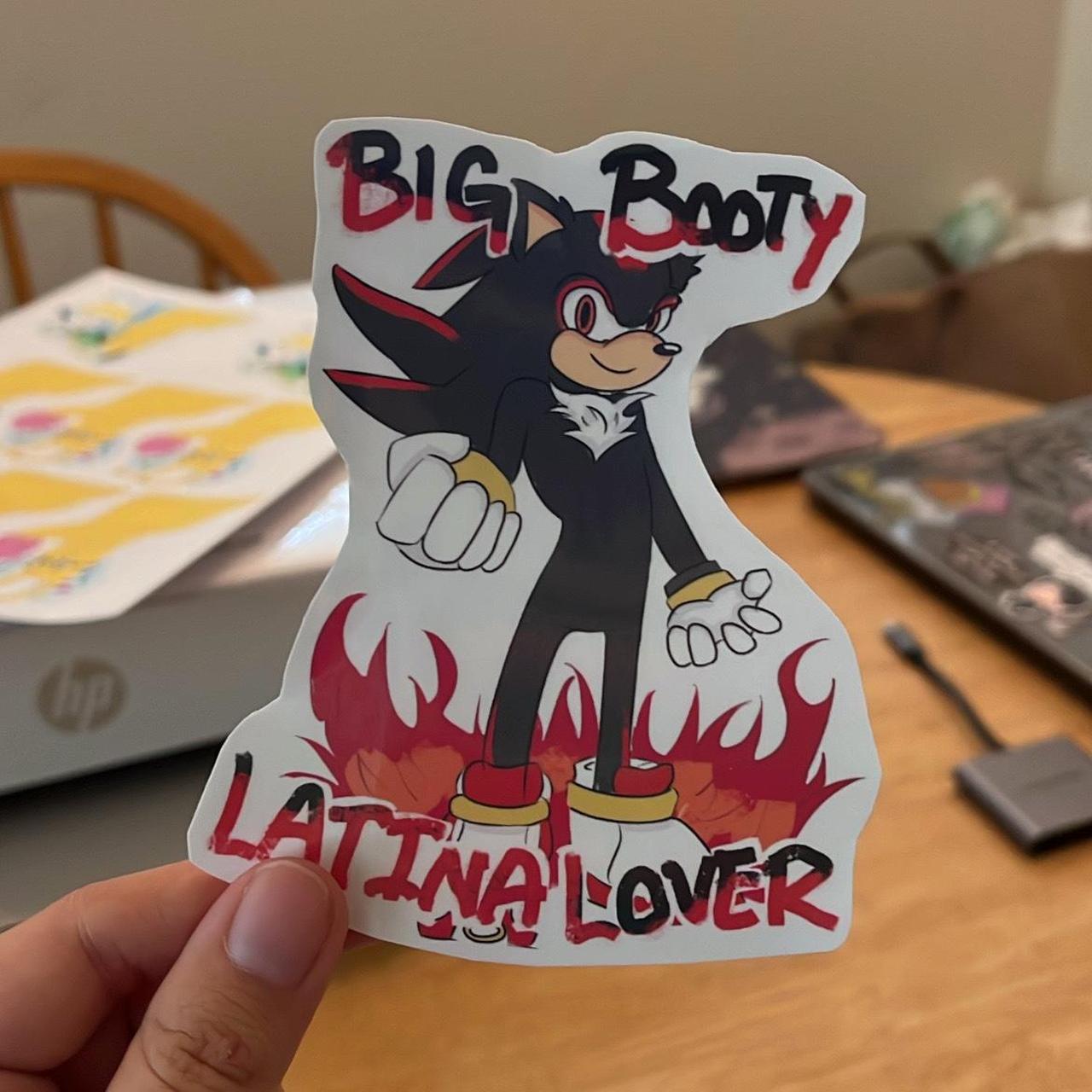 Reflective Sonic Shadow the Hedgehog Latina Lover... | Depop