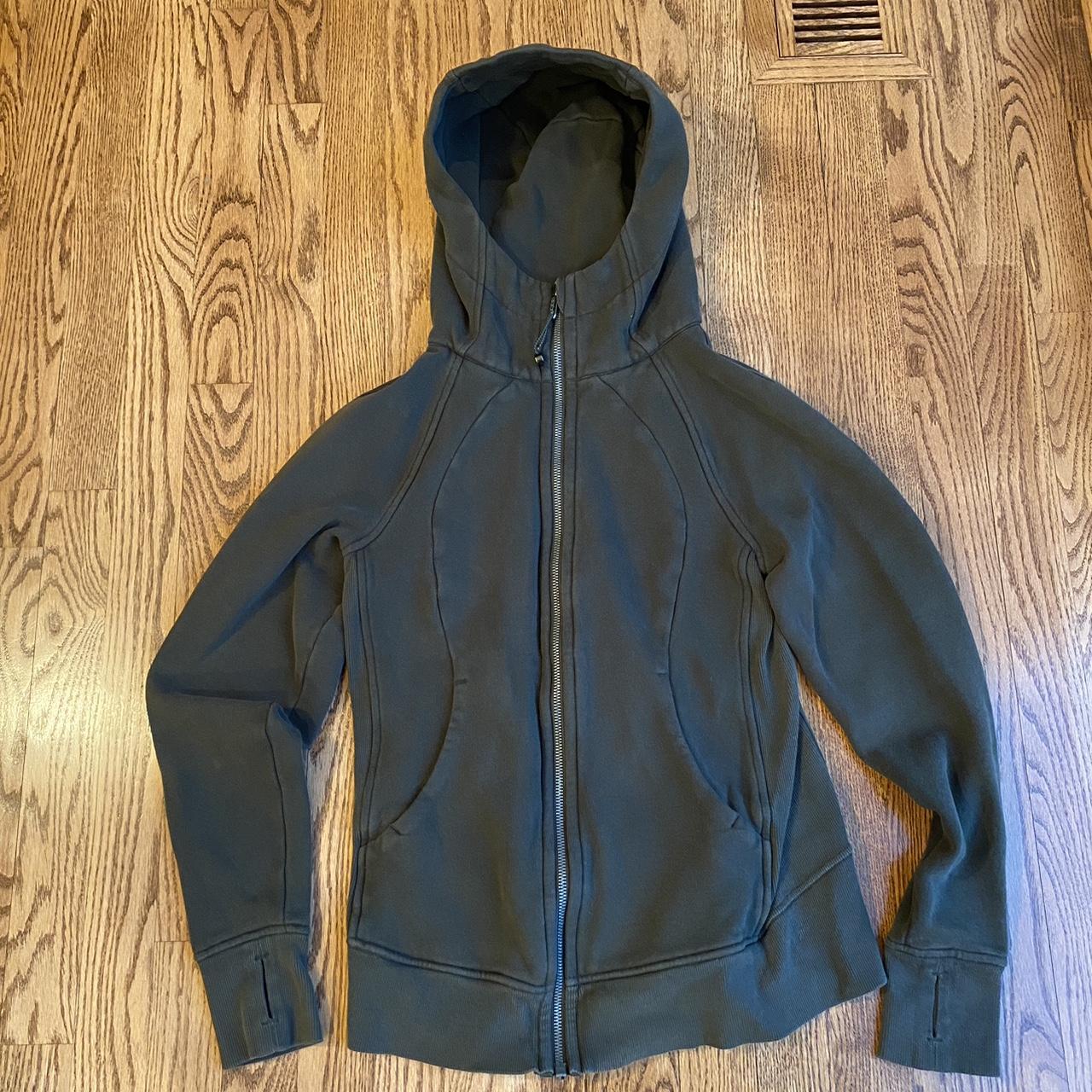 LULULEMON zip up hoodie scuba size 6 #lululemon... - Depop