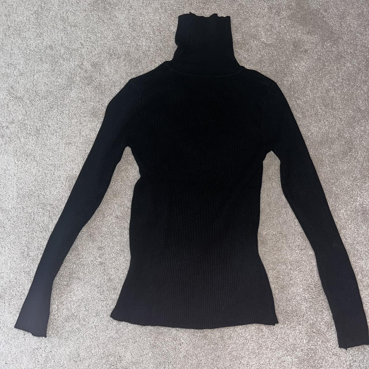 Small black lightly worn Shinsei turtleneck - Depop