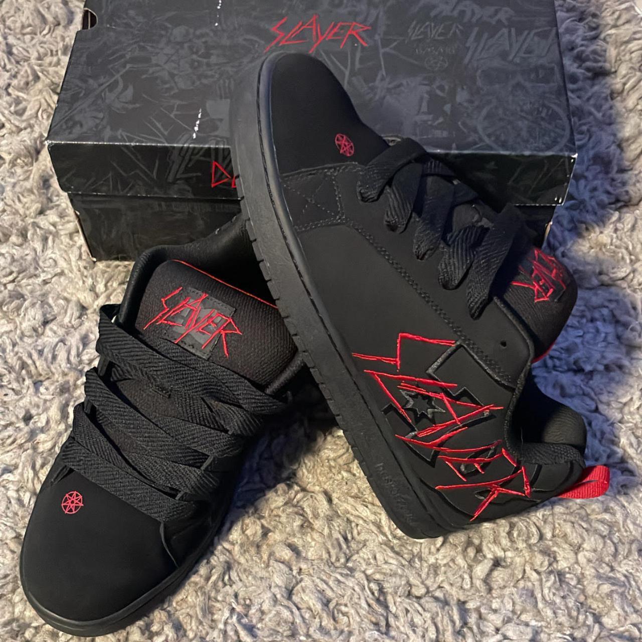 🔥EXCLUSIVE SLAYER X DC COURT GRAFFIK SHOES🔥 Hard to... - Depop