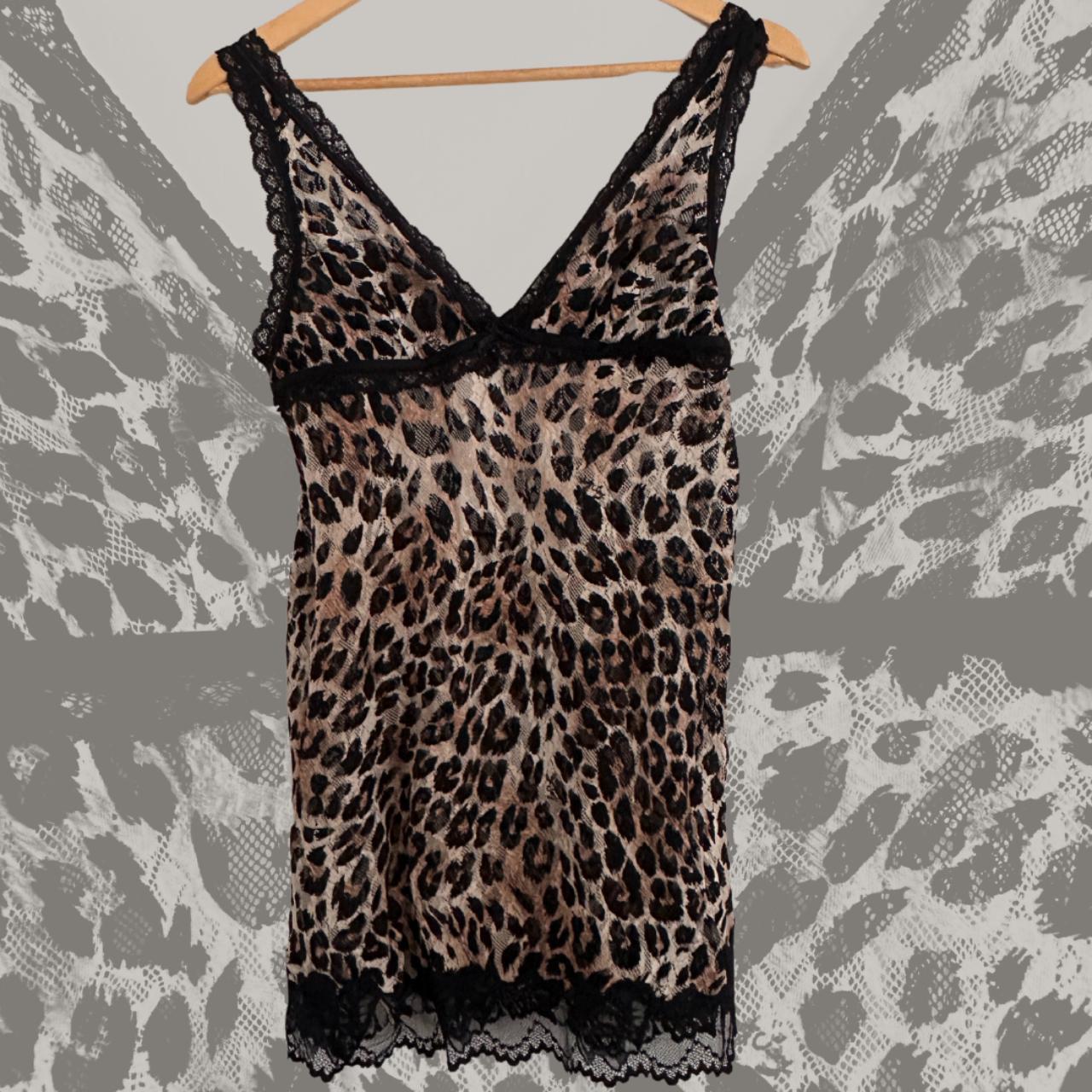 Victorias Secret Very Sexy - Black and Leopard Lace... | Depop