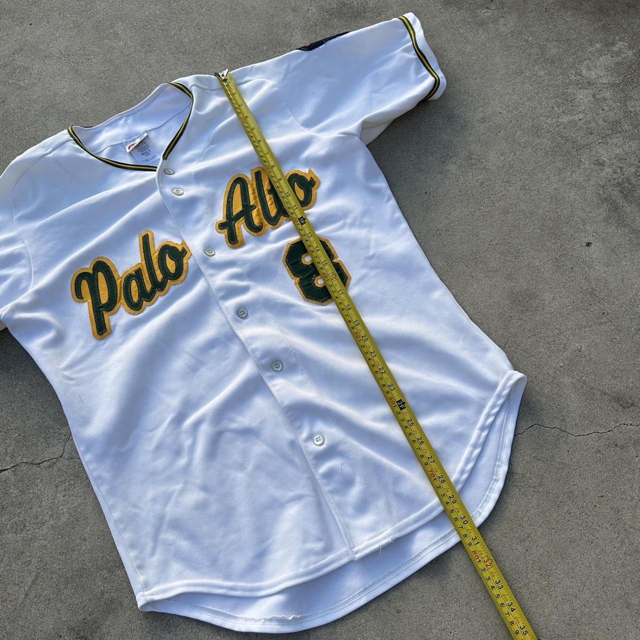 Palo Alto baseball Jersey Good Condition Size: L... | Depop
