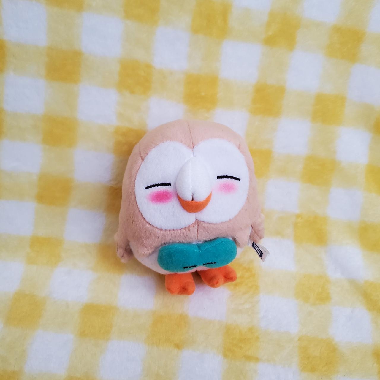 Takara Tomy Satoshi / Ash's Rowlet mini plush 💫 in... - Depop