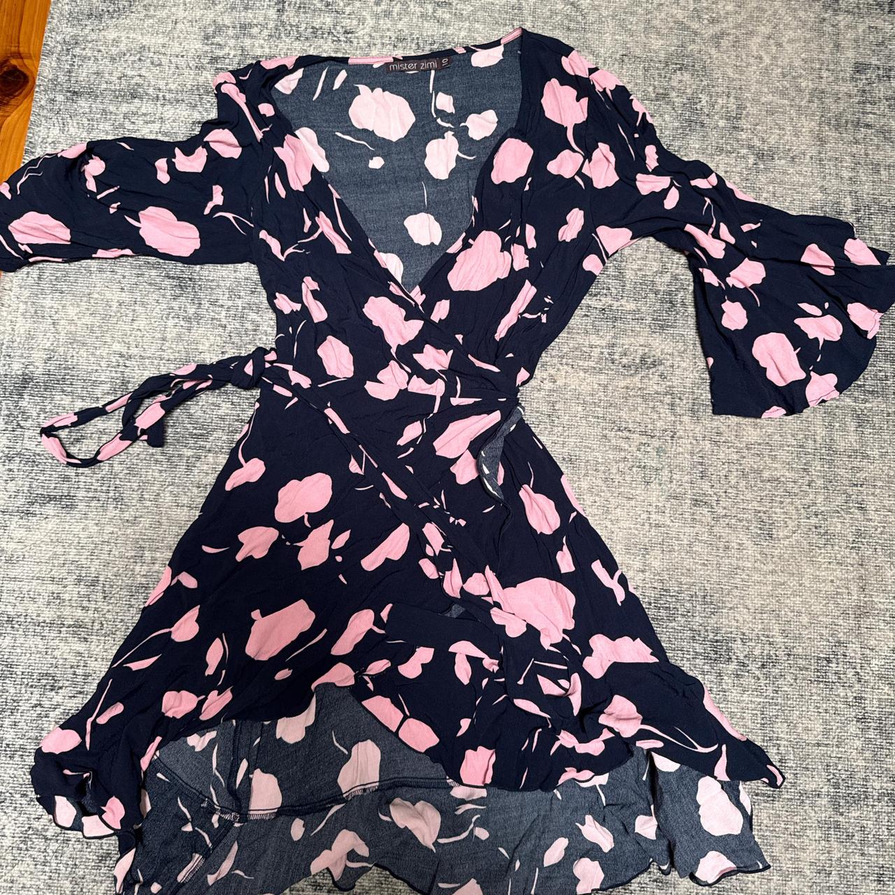 Mister Zimi wrap dress size 10. Worn... - Depop