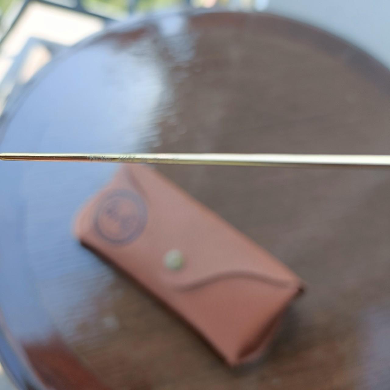 Ray-Ban Brown Aviators with Golden Frame - Depop