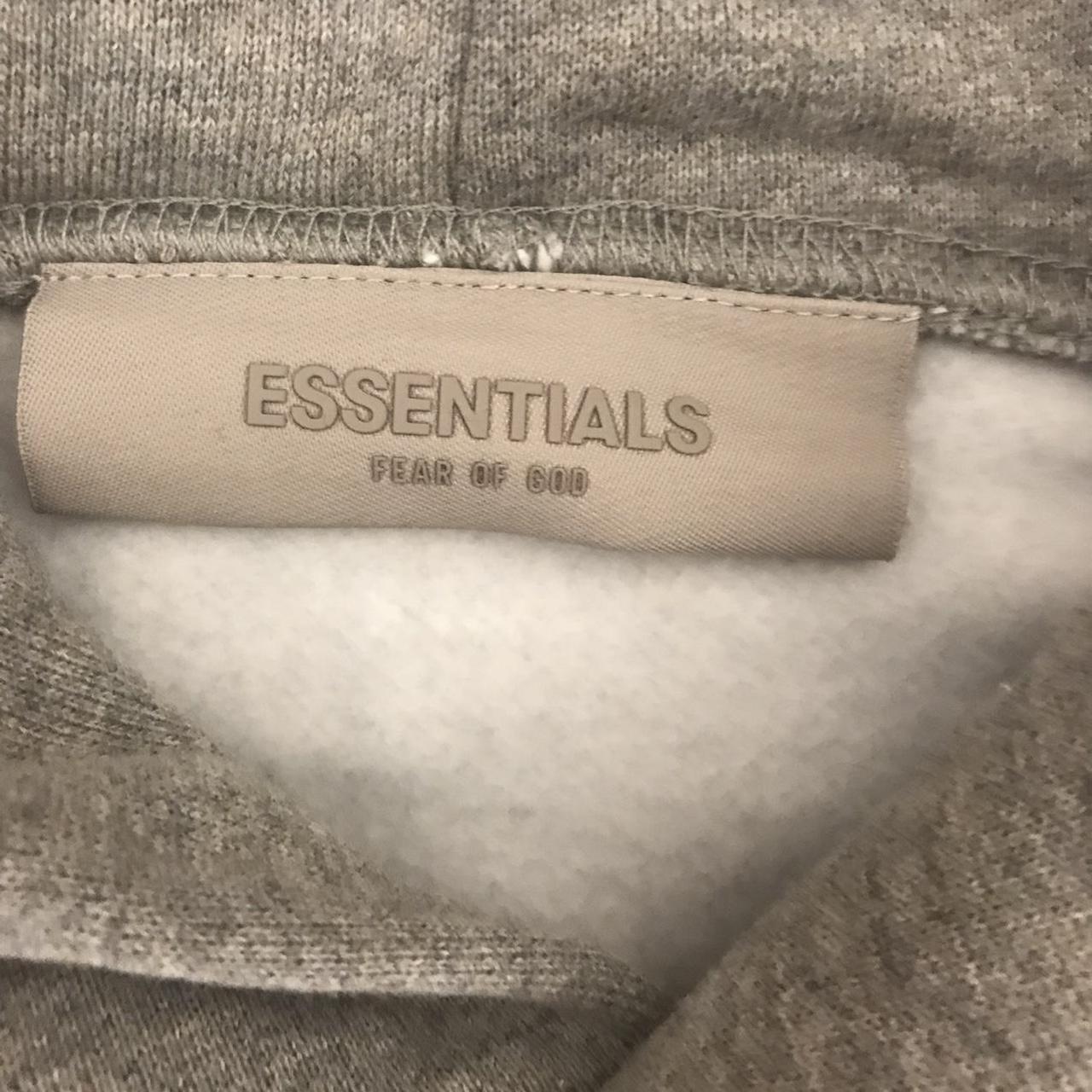 Fear of God Essentials grey tracksuit - hoodie and... - Depop