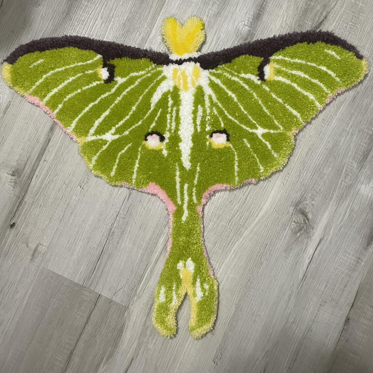 custom luna moth rug - Depop