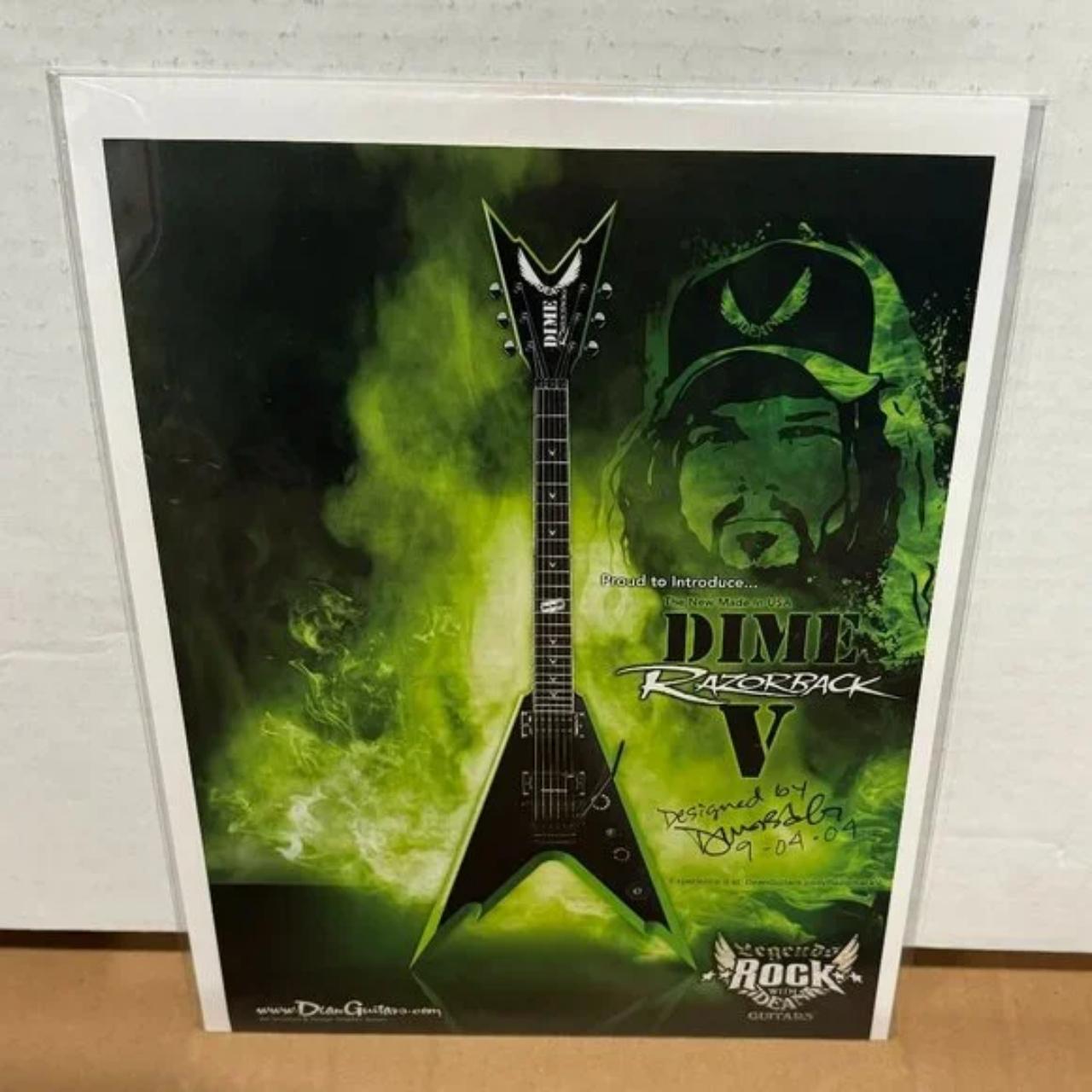 Dimebag Darrell of Pantera / Damageplan - Dean... - Depop