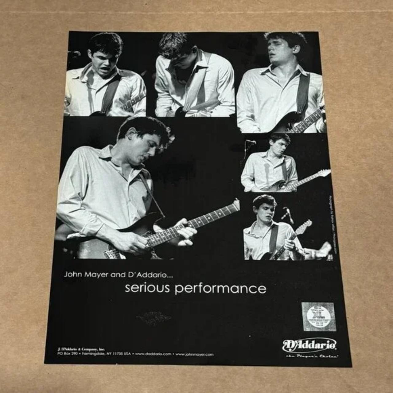 John Mayer - D'Addario - 2002 Print... - Depop