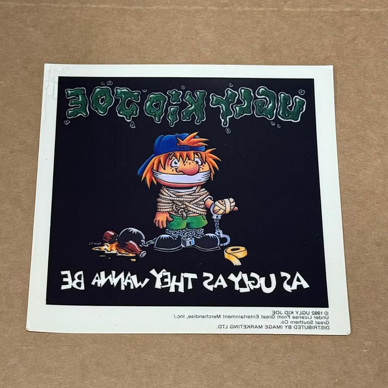 UGLY KID JOE - WINDOW STICKER - 6 in x 6 in Vintage... | Depop