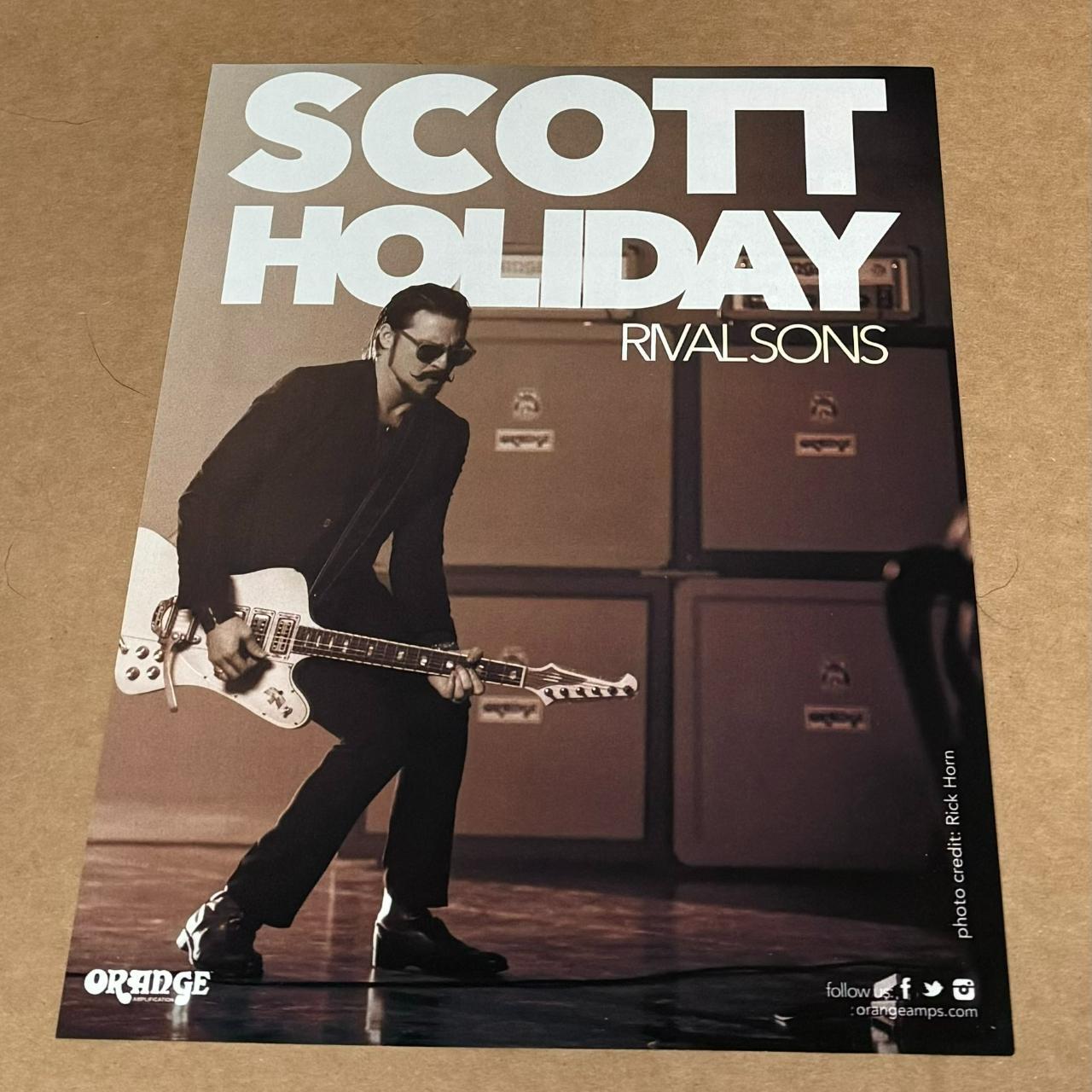 Scott Holiday of Rival Sons - Orange Amps - 2014... - Depop