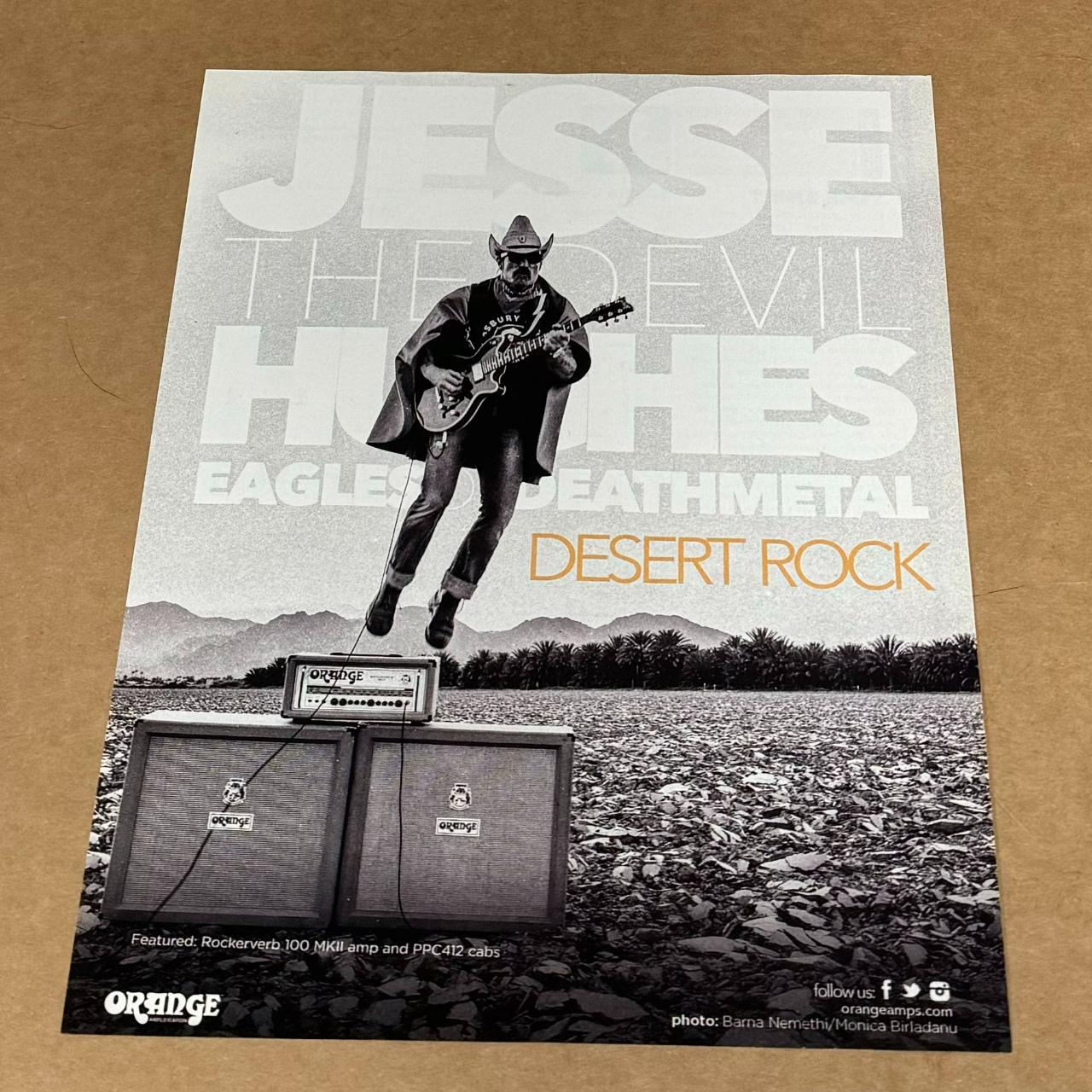 Jesse Hughes of Eagles of Death Metal - Orange Amps... - Depop