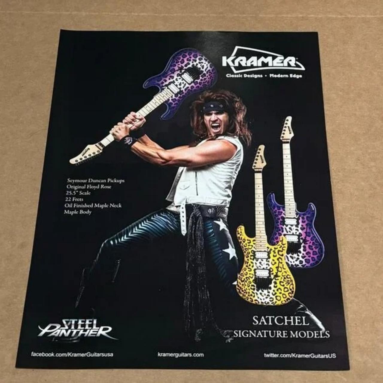 Satchel of Steel Panther - Kramer Guitars - 2015... | Depop