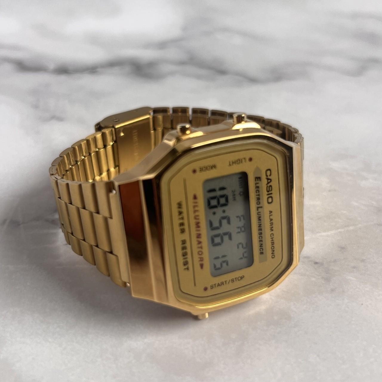 Casio Classic Unisex Gold Retro Vintage Watch In... - Depop